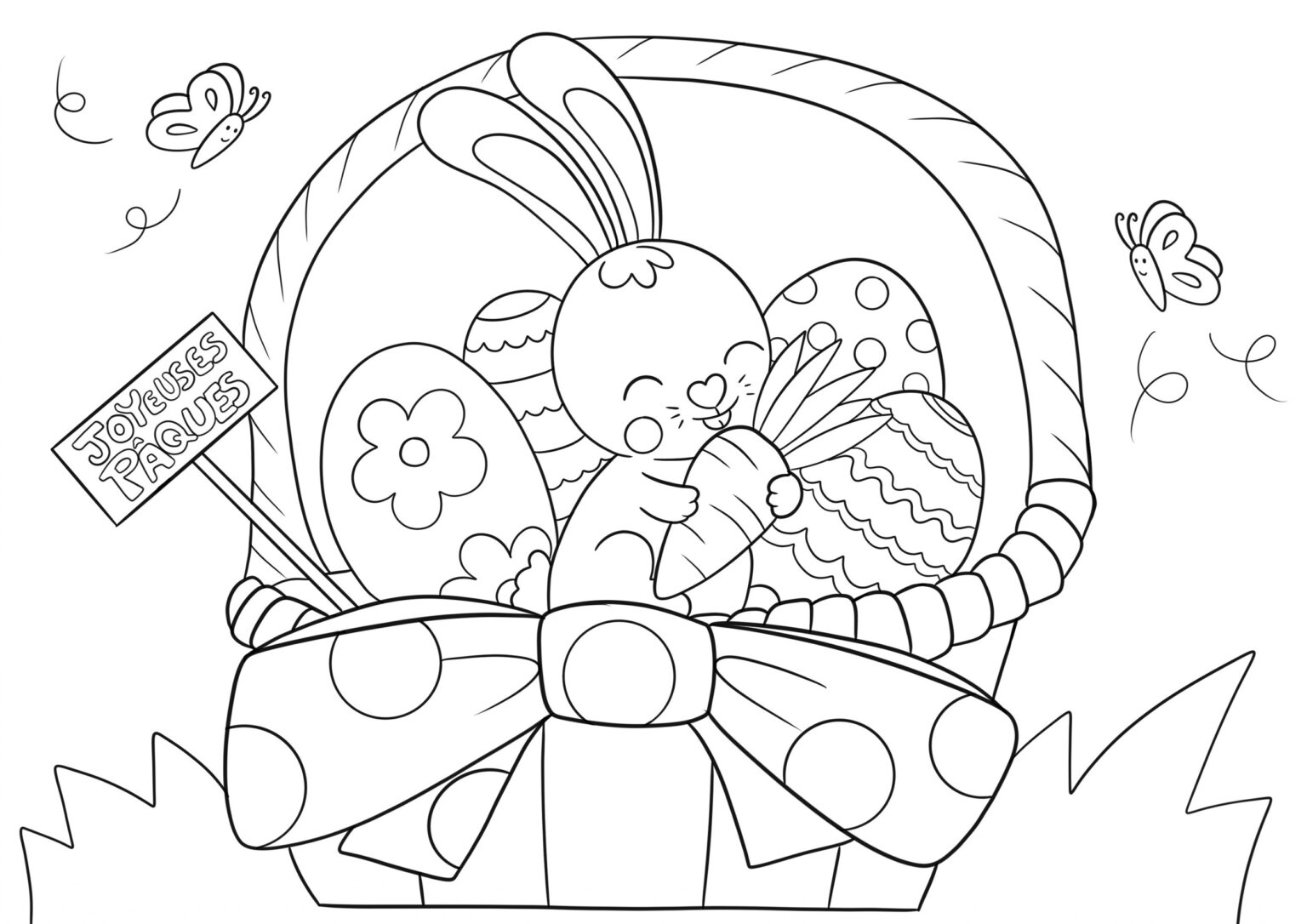 Cahier de coloriages et jeux pour Pâques