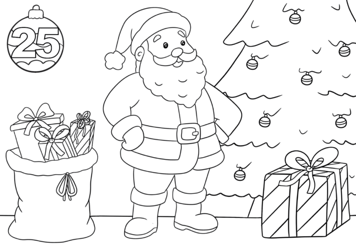 Cahier d'activités et coloriages : calendrier de l'Avent